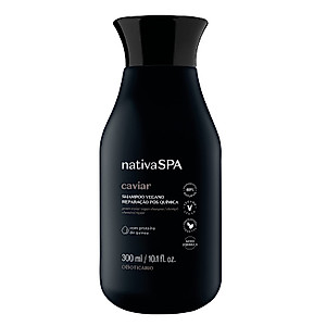 O BOTICARIO Nativa SPA by O Boticário, Caviar Shampoo | Cleans Deeply while Repairing Damaged Hair, 10.1 Ounce