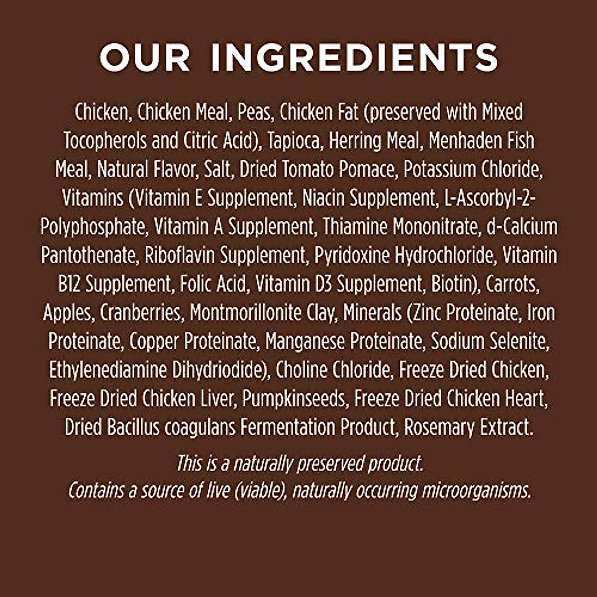 Instinct Dog Food, Grain Free Dog Food Dry, High Protein, Raw Coated Dog Food, Dog Kibble, Original Real Chicken, 4 lb. Bag