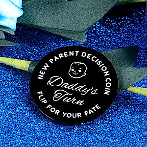 New Baby Gifts for New Parents Pregnancy Gifts for Women Men Double Sided Decision Coin for First Time Moms Dads Christmas Birthday Present Mummy to Be