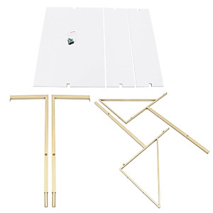 LUOSHALIYA 3 Tier Wall Mount Desk Computer Ladder Shelf Desk with Book Storage Shelves, Computer Desk for Small Space Home Office Table Bedroom Writing Study Work