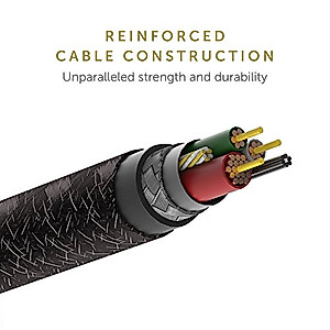 Native Union Night Cable - 10ft Ultra-Strong Reinforced [MFi Certified] Durable Lightning to USB-A Charging Cable with Weighted Knot Compatible with for iPhone 14, iPhone 13 and Earlier (Cosmos)