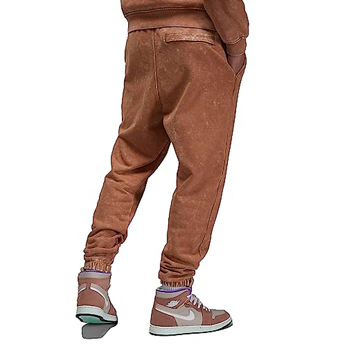 Nike Jordan Flight Fleece Men's Washed Pants (as1, Alpha, x_l, Regular, Regular, Mineral Clay)