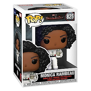 Funko POP Marvel: WandaVision - Monica Rambeau Pop! Vinyl Figure (Bundled with Compatible Box Protector Case), Multicolored, 3.75 inches