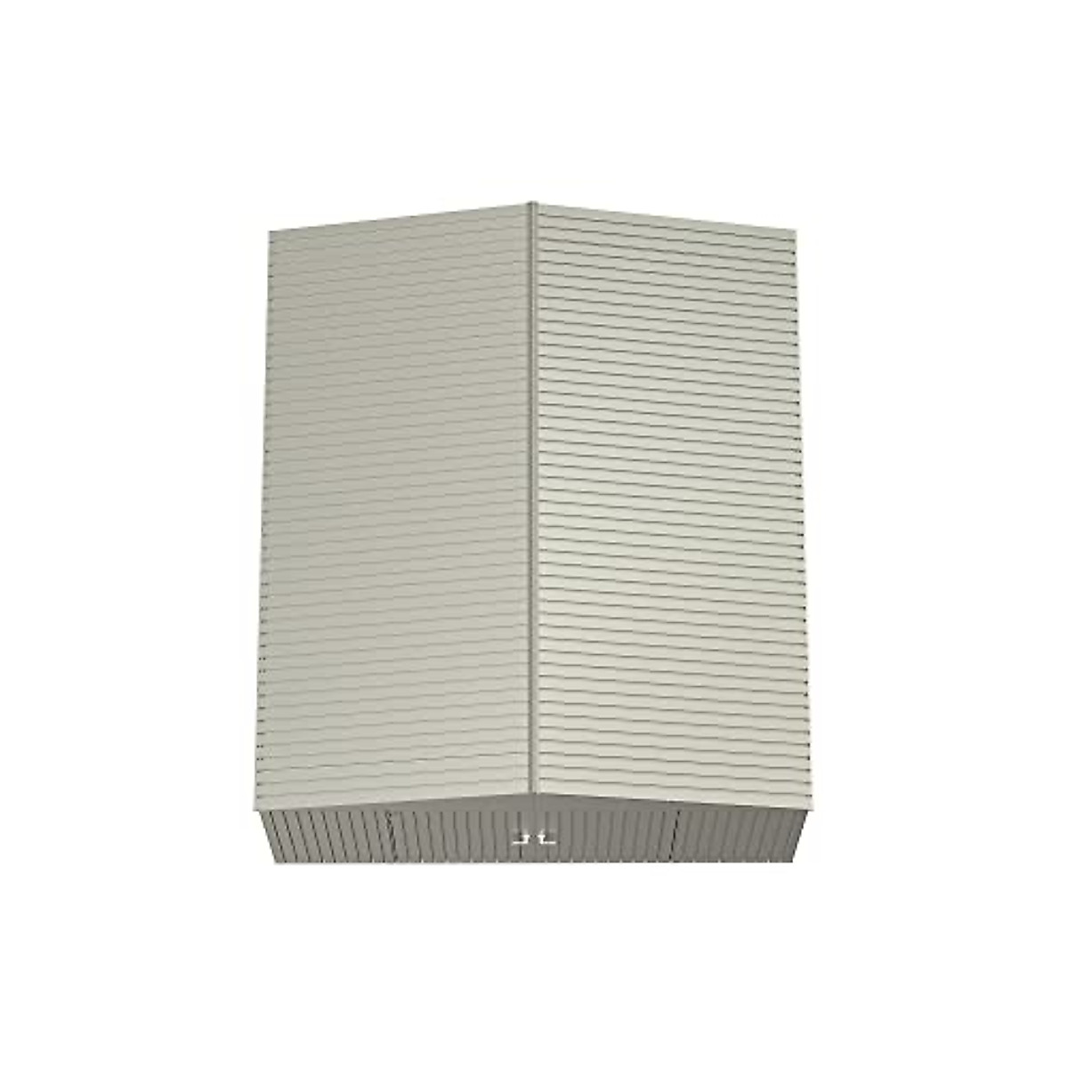 Arrow Shed Elite 14' x 16' Outdoor Lockable Gable Roof Steel Storage Shed Building, Cool Grey