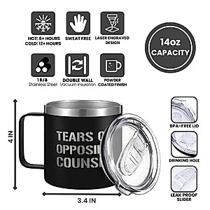 Lawyer Gifts for Women - Lawyer Gifts for Men - Gifts for Lawyers - Law School Graduation Gifts, Law School Gifts, Gifts for Law Students - Future Lawyer Gifts for Women, Men - 14 Oz Coffee Mug