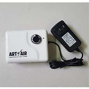 Art of Air Professional Airbrush Cosmetic Makeup System/Fair to Medium Shades 6pc Foundation Set with Blush, Bronzer, Shimmer and Primer Makeup Airbrush Kit