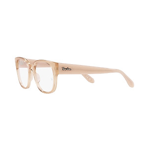 Ray-Ban RX7210 Square Prescription Eyewear Frames, Alabaster/Demo Lens, 50 mm