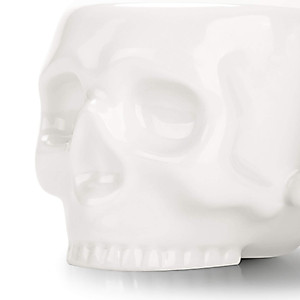Skullis Porcelain Ceramic Skull Shaped Espresso Coffee Cup 2 OZ for Home and Office Party, Holiday and Birthday Present, Unique, Exclusive.