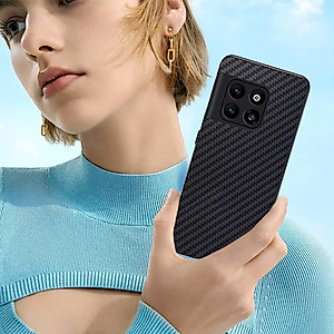 Ftonglogy for OnePlus 10T 5G Case: for OnePlus Ace Pro Phone Case, Slim Carbon Fiber Classic Design Soft Hybrid Shockproof Protective Cover Case for 1+ 10T (Black)