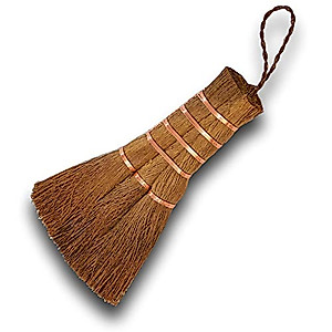 KAKURI Bonsai Broom Brush Medium 5.1" Professional Gentle Small Broom, Japanese Bonsai Tool