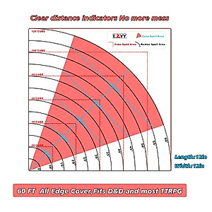 CZYY Spell Template Set for Dungeons and Dragons, Pathfinder, D&D and Tabletop RPG