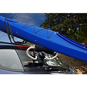 Kayak Roller Loader，Power Assist System for Kayak Placement on The roof，Heavy-Duty Suction Cups，Push up The Kayak on The car roof