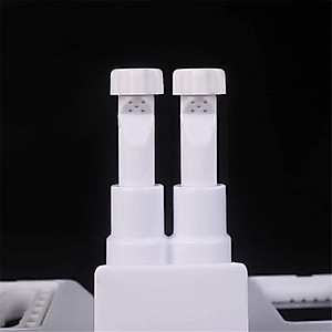 Home Bidet Self-Cleaning Retractable Nozzle Bidet Fresh Water Spray Non-Electric Mechanical Bidet Toilet Seat Attachment (Double nozzle(B))