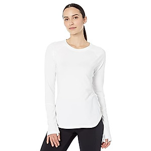 PUMA Women's Run Cloudspun Long Sleeve Tee, White, X-Large