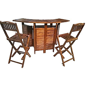 MGP Teak Bar Chair 45" H x 22" W x 18" L