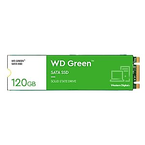 Western Digital WDS120G2G0B WD Green 120 GB Internal Solid State Drive - SATA - M.2 2280, 120GB