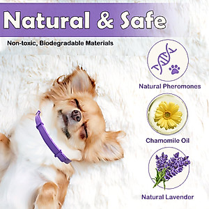 Lintriguingly Calming Collars for Dogs - 4 Packs, Natural Pheromone Relief for Anxiety, Stress & Separation, Adjustable 25-Inch Size, Calming Dog Pheromone, Anxiety Collar for Dogs, Lasts 60 Days