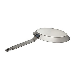 Matfer Bourgeat 062034 Round Crepe Pan, 9 1/2-Inch, Gray