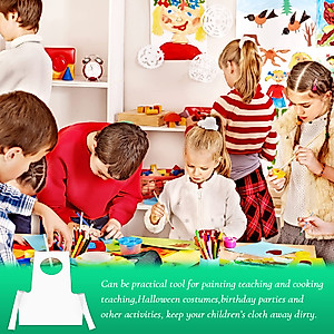 HKACSTHI 100 Pieces Disposable Aprons for Kids Aprons Kids Craft Aprons Kids Cooking Apron Disposable Paint Smocks Child Apron for Painting Child Art Apron