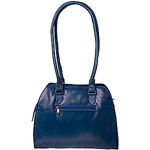 Evi's bags Women's Hand Painted Genuine Leather Handbag - Shoulder Bag - Hobo, by Evi's Bags. Unique, Large, Handmade Purse - Satchel - Tote. Wearable Art - Alley Cat Bag, Multicolor