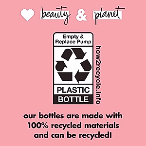 Love Beauty and Planet Plant-Based Body Wash Nourish and Illuminate Skin Rose Water and Niacinamide Made with Plant-Based Cleansers and Skin Care Ingredients 32.3 fl oz