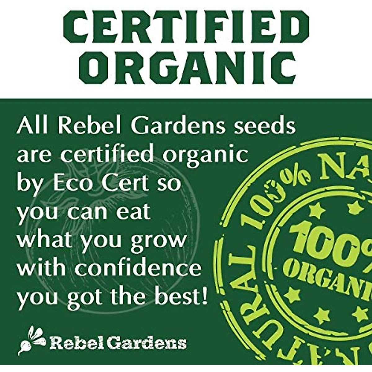 Kitchen Garden Seed Collection - Certified Organic Herb & Vegetable Seeds - 14 Varieties of Non-GMO, Heirloom, Home Garden Seeds for Planting - Basil, Tomato, Spinach, Cilantro, & More