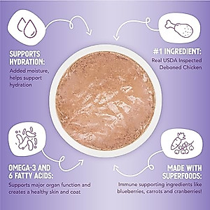 Health Extension Little Cups Grain-Free Wet Dog Food, Small Breed - Chicken 3.5 oz - Complete & Balanced, Easy to Digest, Ideal for Picky Eaters (Case of 12 Cups)