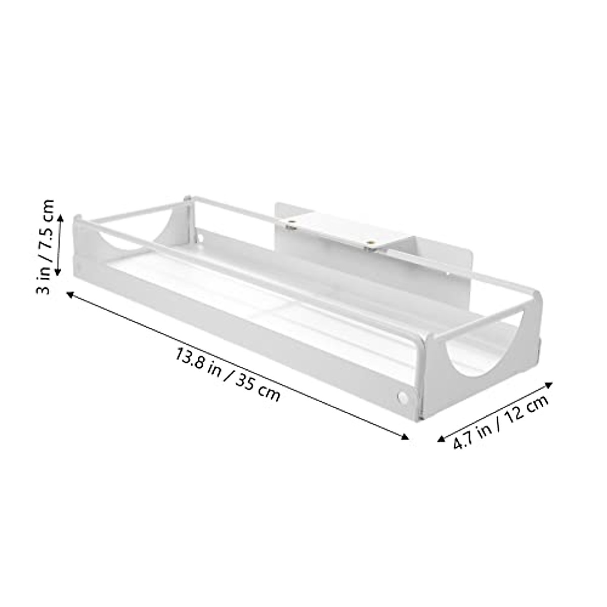 CHILDWEET Pull Drawer Cabinet The Bathroom Basket for Steel Organizer Heavy Sliding Slide Under Clo Kitchen Sink Shelf Storage Home Duty Out White Rack Metal Organizers Pantry Shelves