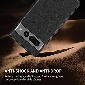 Neiye for Google Pixel 7 Pro Wallet Case with [RFID Blocking] Card Slot Stand Strong Magnetic Flip Fold Leather Protective Phone Case for Google Pixel 7 Pro Case Wallet(6.7 inch-Black)