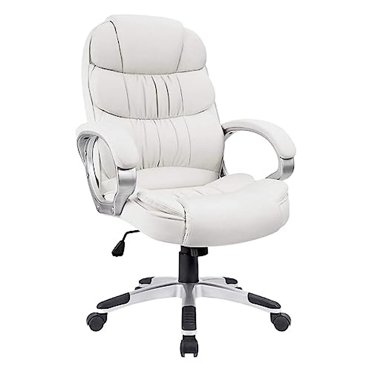 High Back Executive Chair PU Leather Business Manager’s Office Chair Adjustable Ergonomic Swivel Desk Chair
