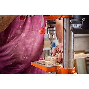 MIBRO 871060 High Speed Steel and Super Masonry Drill Bit Set, 17 Pieces