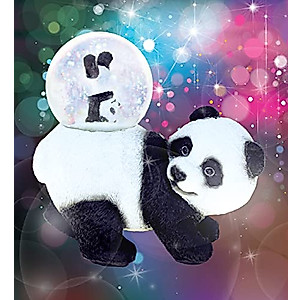 COTA Global Panda Snow Globe - Wildlife Animal Water Globe Figurine with Sparkling Glitter, Zoo Collectible Novelty Ornament for Home Decor, for Birthdays, Christmas, Valentine – 45mm
