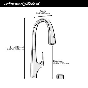 American Standard 4902330.002 Saybrook Dual-Spray Filtered Kitchen Faucet in Polished Chrome