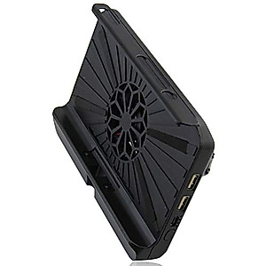 GEZICHTA Switch Dock, Portable Mini Switch Docking Station with Cooling Fan Fast Heat Dissipation Desktop Game Console Stand for Switch