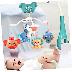 Kisangel 2 Sets Soothing Toys Creative Hanging Rattles Kids Playset Musical Baby Mobile Lovely Baby Crib Rattle Baby Hanging Toys Phones for Kids Abs Chicken Coop to Rotate Bed Bell