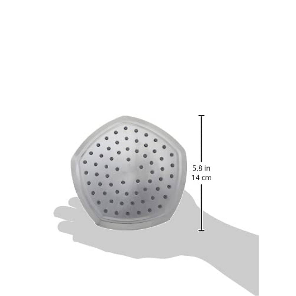 KOHLER 27050-BN Occasion 5" Single-Function Showerhead, Single-Spray Shower Head, 1 Spray Setting, 2.5 GPM, Vibrant Brushed Nickel