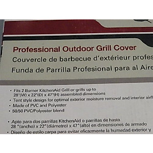 KitchenAid 700-0819 Grill Cover, Small,Gray