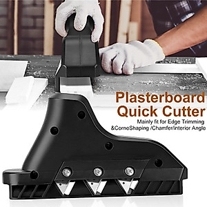 Plasterboard Fast Cutter Plasterboard Edger Gypsum Board Hand Plane Drywall Edge Chamfer Woodworking Hand Tool Cutting Tools drywall chamfer