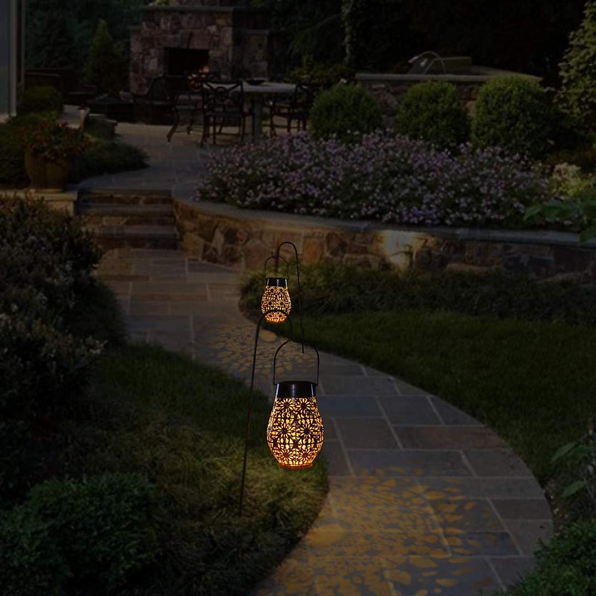 Lantern with SolarLights Decor for Patio 20,L8