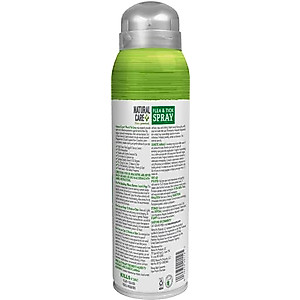 Natural Care Flea and Tick Spray for Dogs and Cats | Flea Treatment for Dogs and Cats | Flea Killer with Certified Natural Oils | 14 Ounces