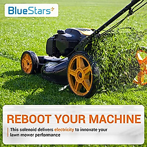 BlueStars 4-Pole 146154 145673 Starter Solenoid for Craftsman LT1000 Poulan Husqvarna Lawn Mower 2654 532146154 178861 168327 168327 1685290 1686981 73233 109081X