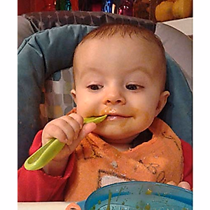 Yummy Organics Baby Food - Organic Fruit and Vegetable Puree, Non-GMO, Gluten-Free, No Added Sugar or Salt, Resealable and Reusable BPA-Free Cups, Pears, 12 Pack