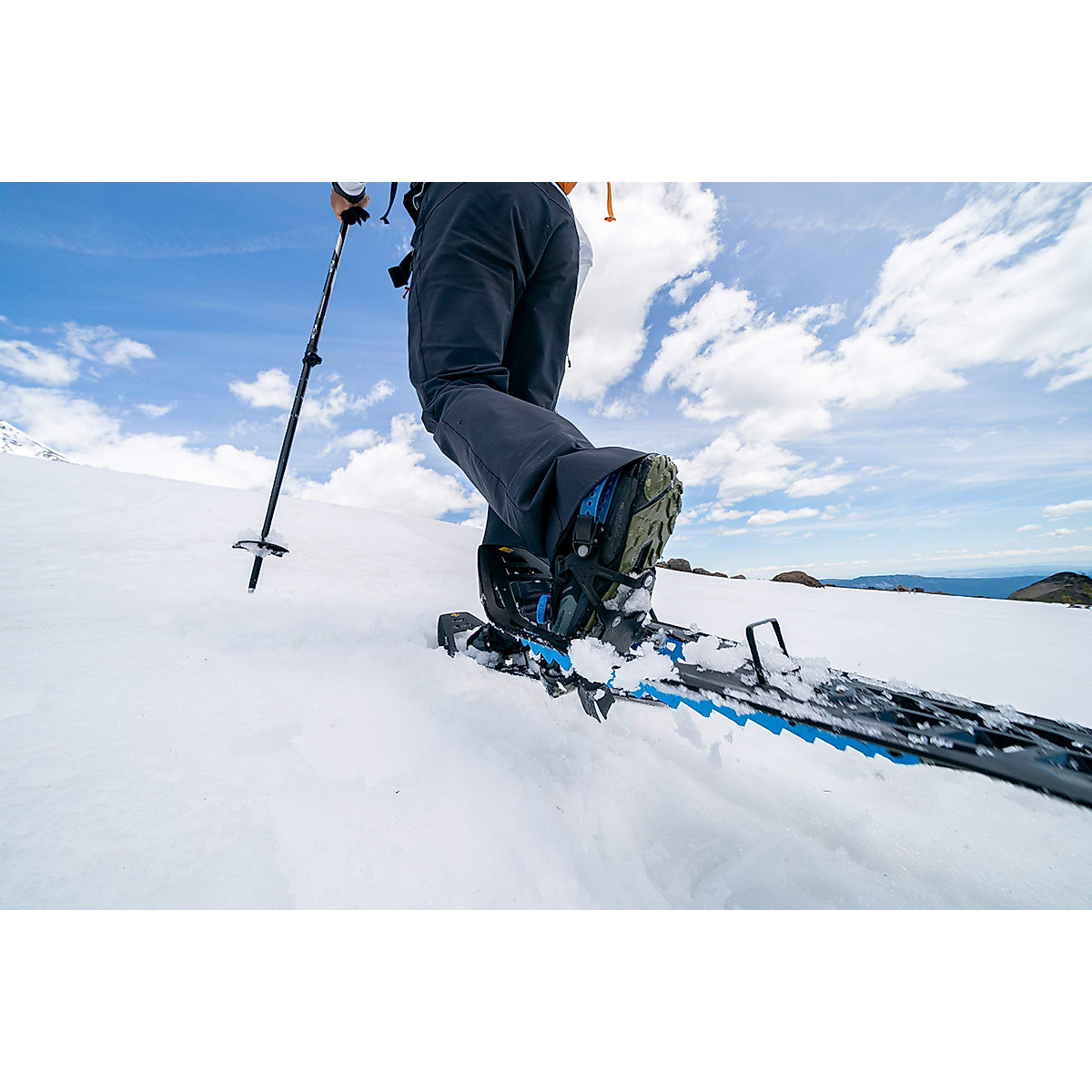 Atlas Snowshoes Helium MTN, Black/Blue, 23