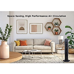 Optimus F-8449BK-F Indoor Plug-in Fan, Household, Black