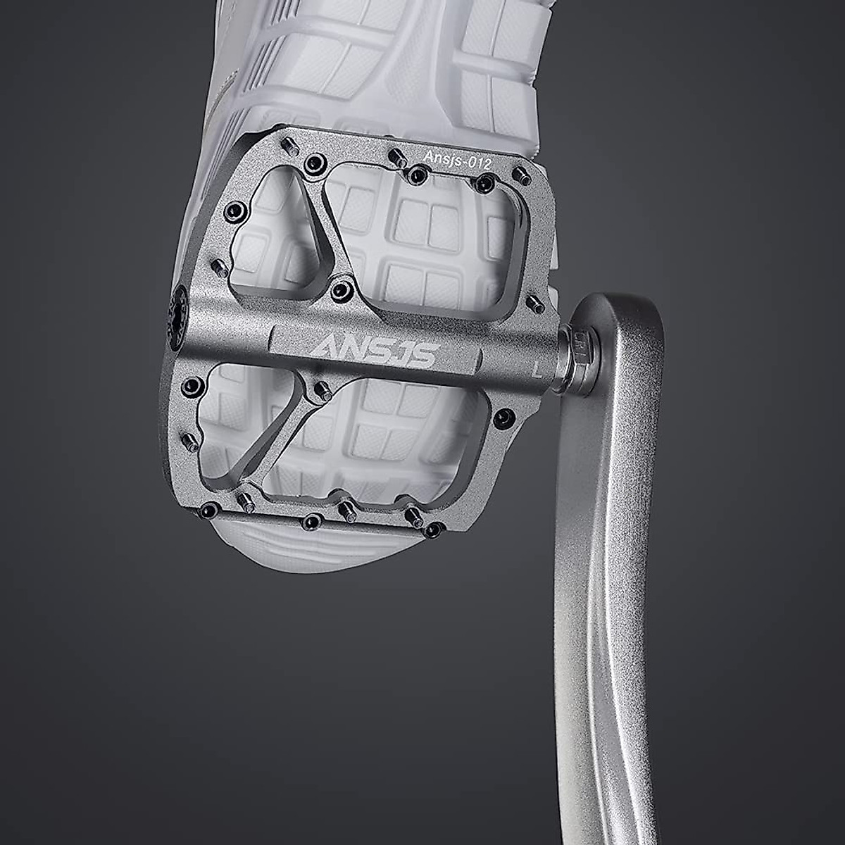 ANSJS Mountain Bike Pedals MTB Pedals Bicycle Flat Pedals Aluminum 9/16" Sealed Bearing Lightweight Platform for Road Mountain BMX MTB Bike…