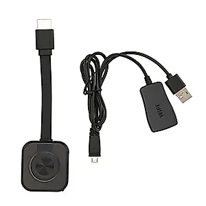 Sanpyl Wireless Display Dongle, 1080P 60Hz HDMI Wireless Display USB C Transmitter Receiver Dual Core Chip WiFi Display Adapter for Laptop, PC Smartphone