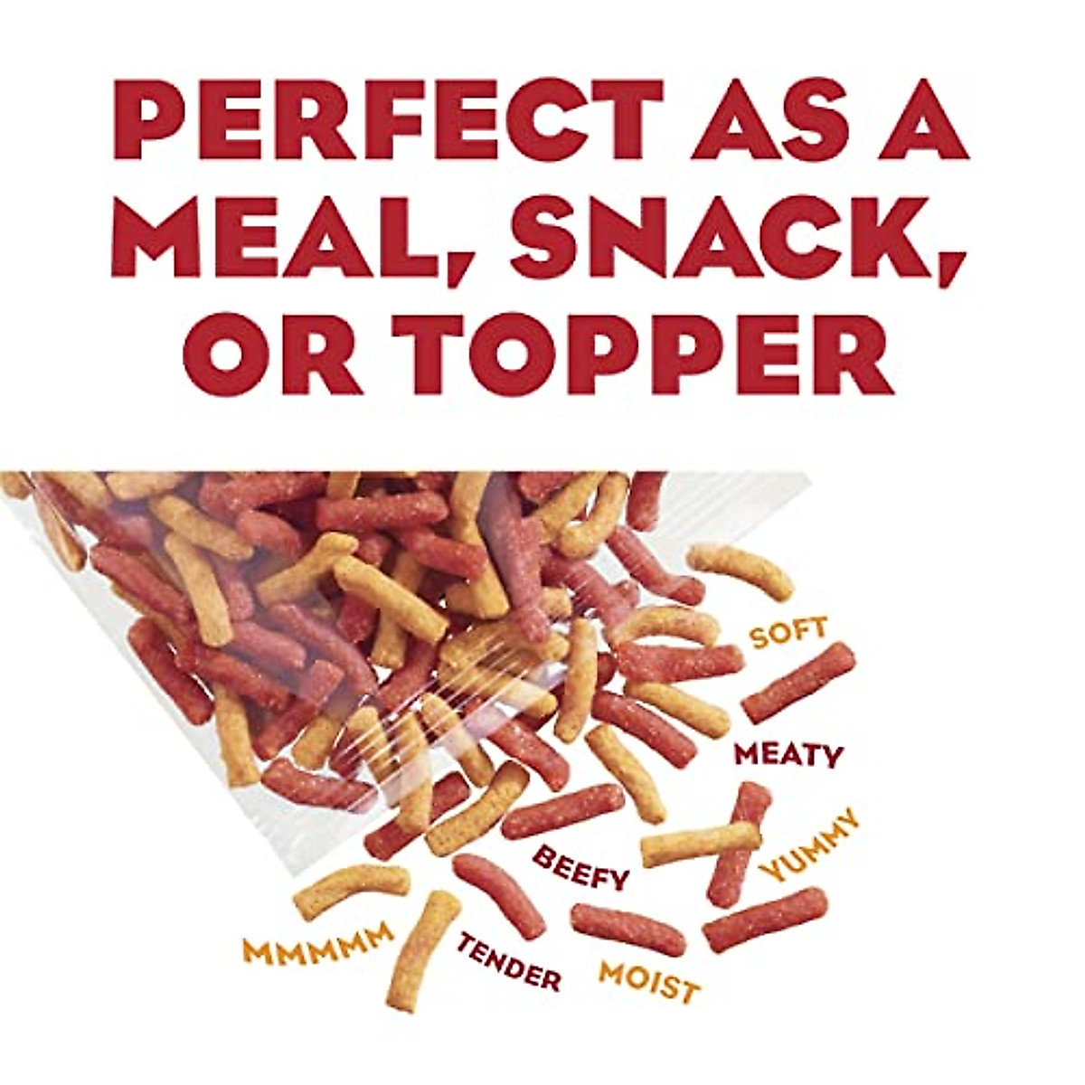 Purina Moist & Meaty Dry Dog Food, Burger with Cheddar Cheese Flavor - 36 ct. Pouch