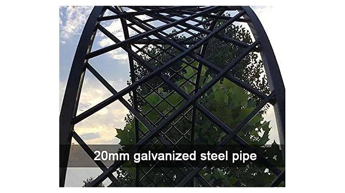 Durable Metal Rose Arch Trellis for Gardens & Weddings