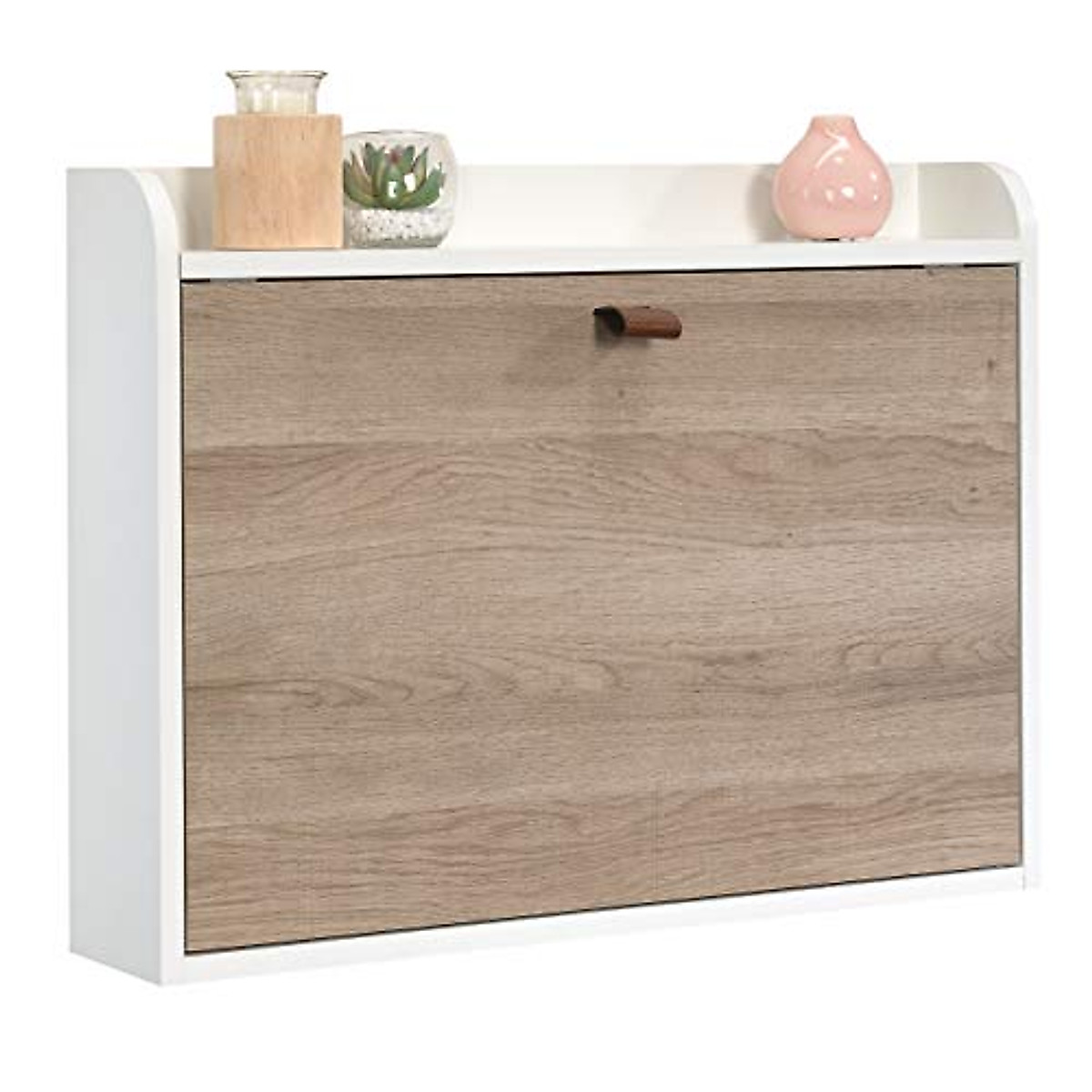 Sauder Anda Norr Wall Desk, White Finish