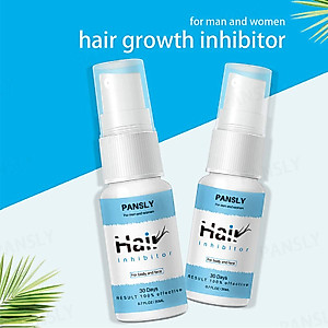Hair Growth Inhibitor Spray - Permanent Hair Removal for Underarm, Arm, Leg, Bikini Areas for Women and Men, 20ML